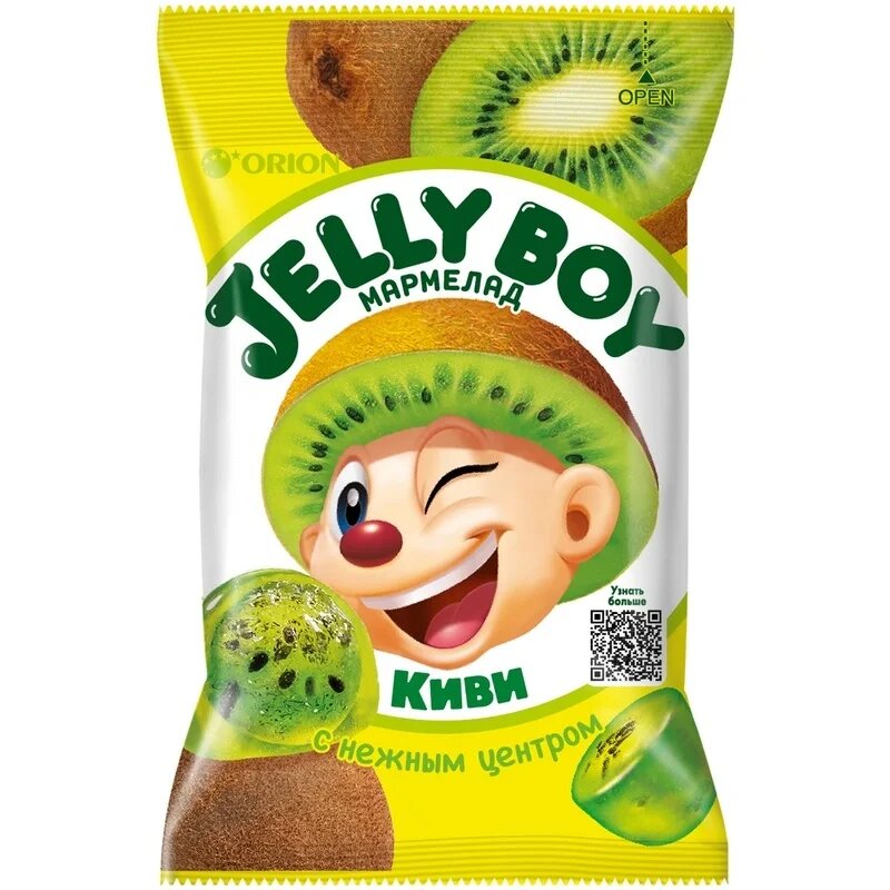Мармелад Orion Jelly Boy со вкусом киви 66 г, 2243116