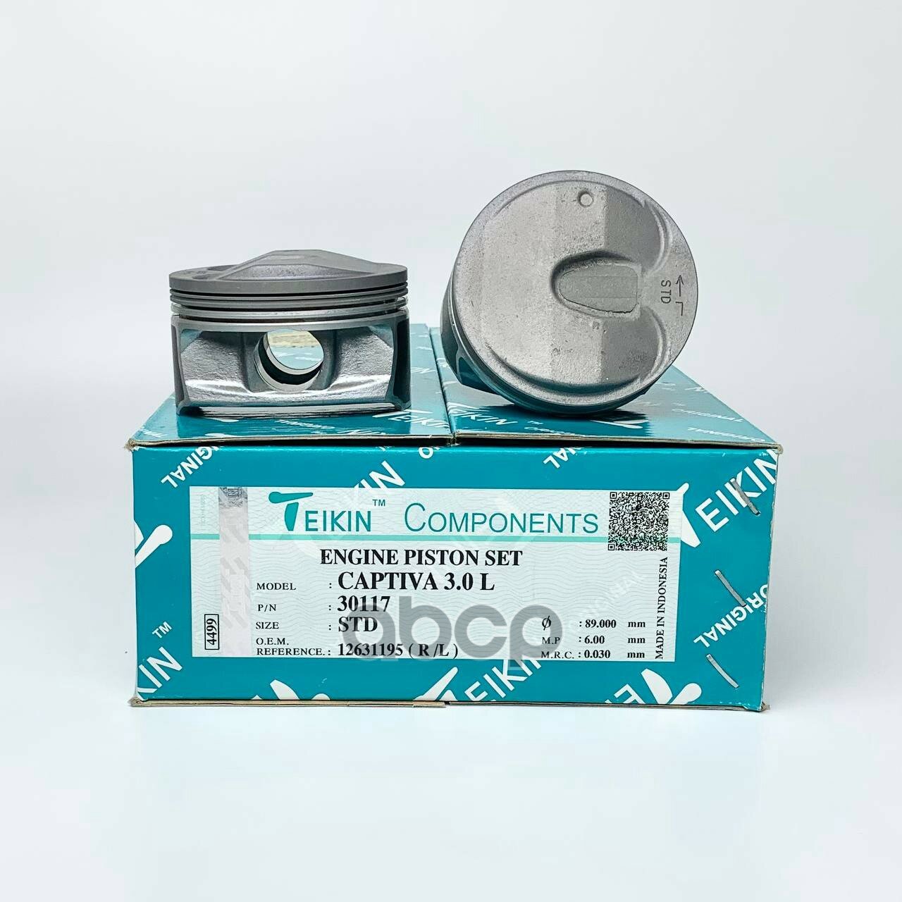 Поршень двигателя без колец TEIKIN арт. 30117STD