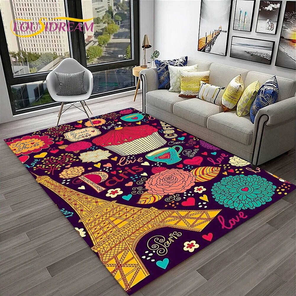 Ковёр LOUSIDREAM Франция, Париж, Эйфелева башня 60x90cm, 24