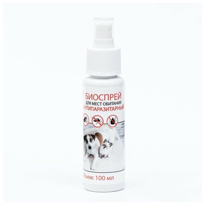 Биоспрей антипаразитарный "МОЙ выбор" для обработки помещений и мест обитания, 100 мл, 7531941 2 упаковки