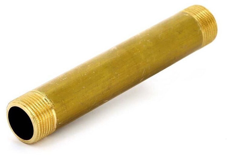 Удлинитель резьбовой НР 1/2" x 60 мм латунь STOUT