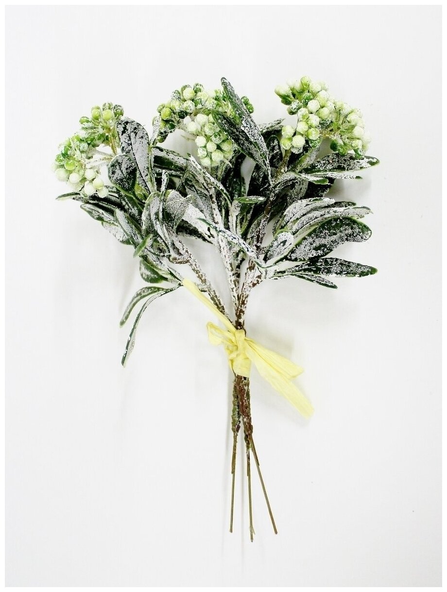 Рябина в снегу, 23 см, бренд CONEKO - декор для дома и офиса