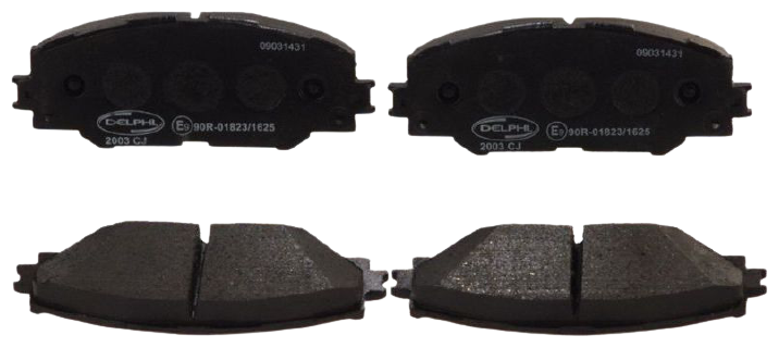 Колодки тормозные дисковые перед Delphi арт. lp2003