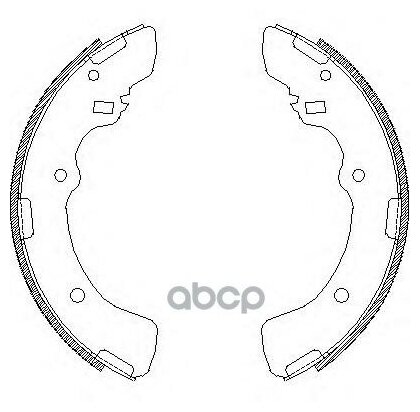 REMSA 4379 4379.00_REMSA колодки тормозные задн,000012256