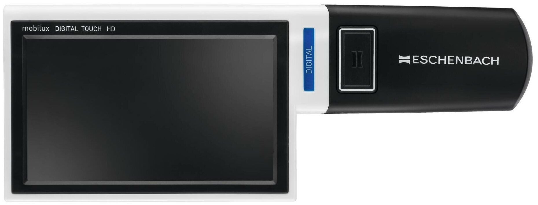 Лупа цифровая Eschenbach электронная ручная со светодиодной подсветкой mobilux DIGITAL Touch HD, 4.3' 16:9 LCD, 1.9x-15x, видеоувеличитель 16511