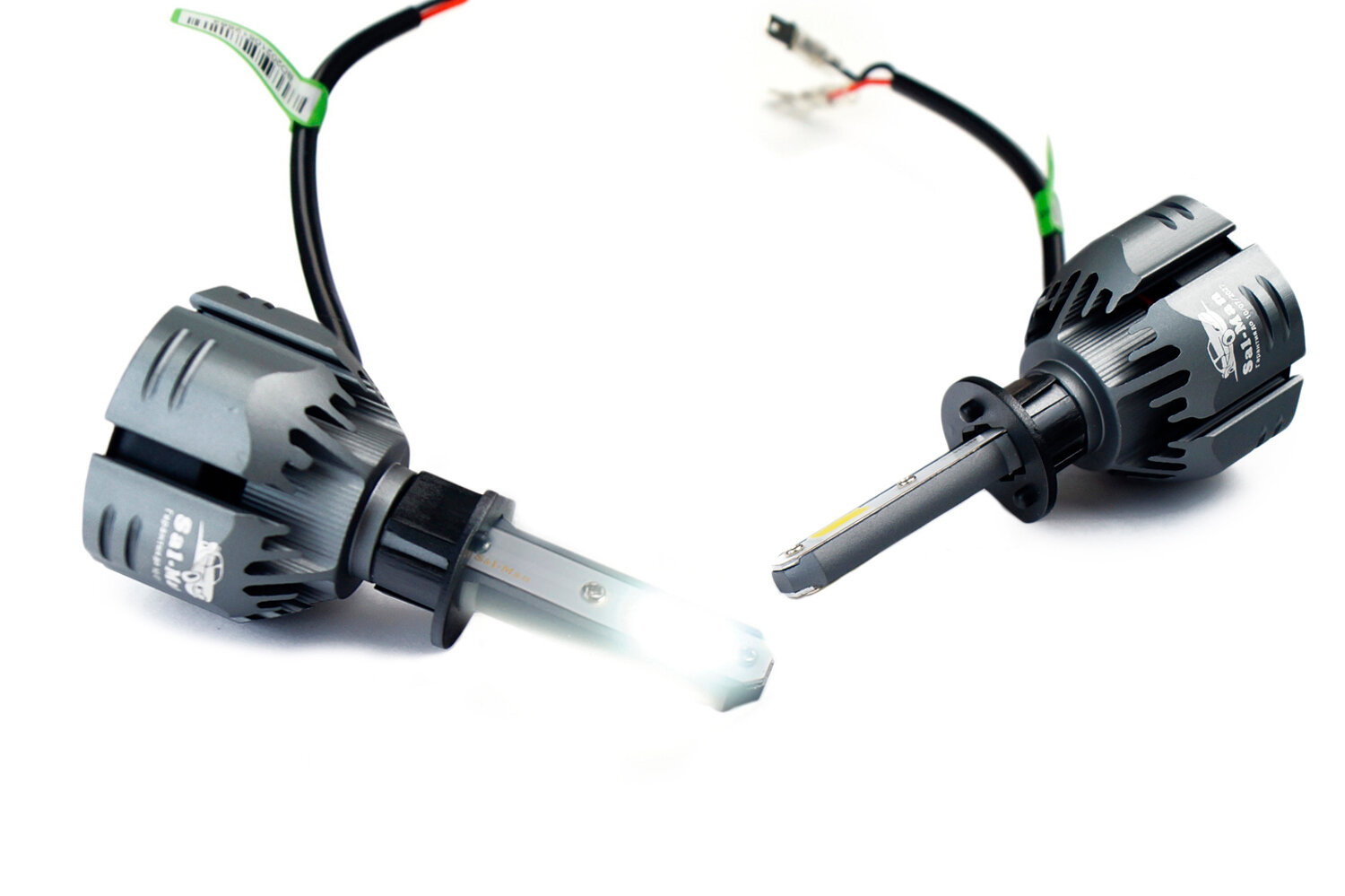 Лампы A6 светодиодные с вентилятором 40W 6000K 4600LM, цоколь H1 Sal-Man