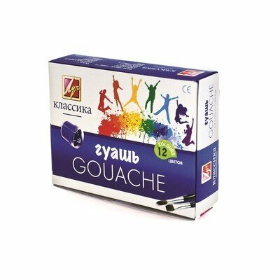 Гуашь 12цв, Луч Классика, банка 20 мл, 225313