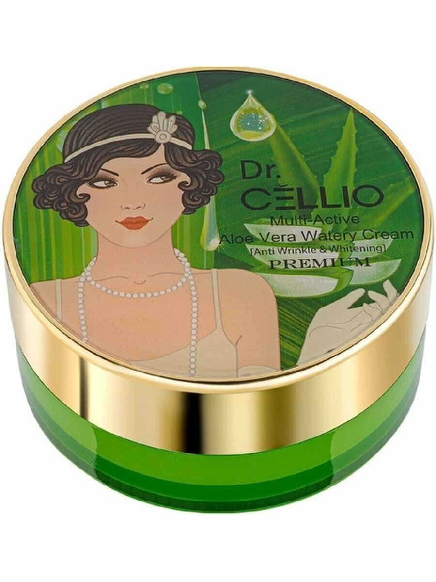 Dr.Cellio Крем для лица с экстрактом алоэ Multi-Active Aloe Vera Watery Cream, 100мл