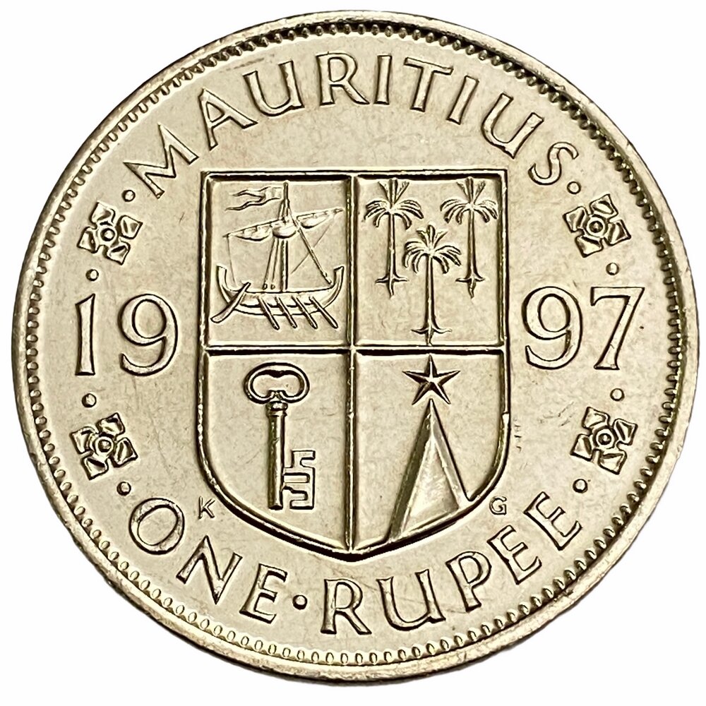 Маврикий 1 рупия 1997 г.