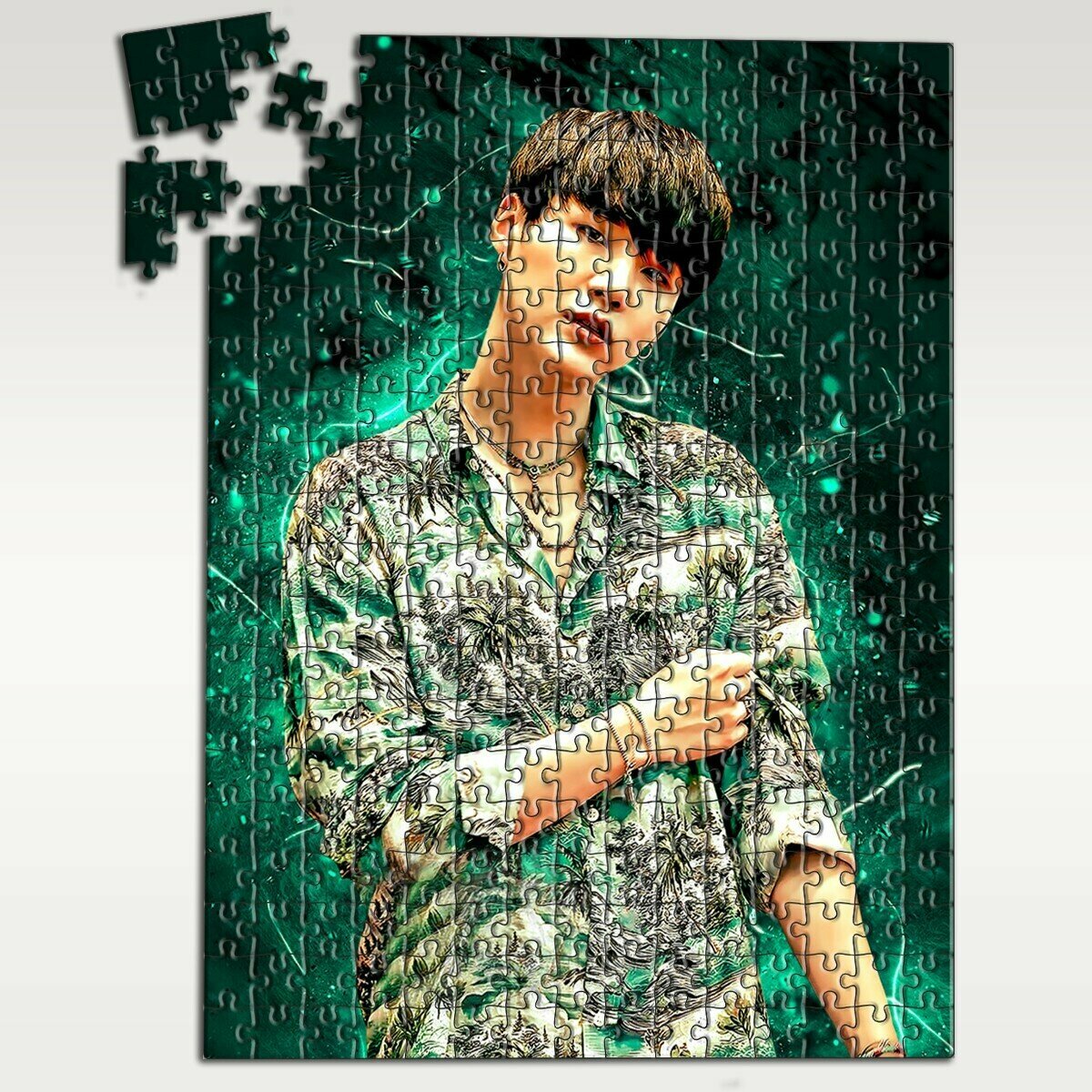 Пазл картонный А3: модель Музыка BTS Suga Шуга - 6031 П