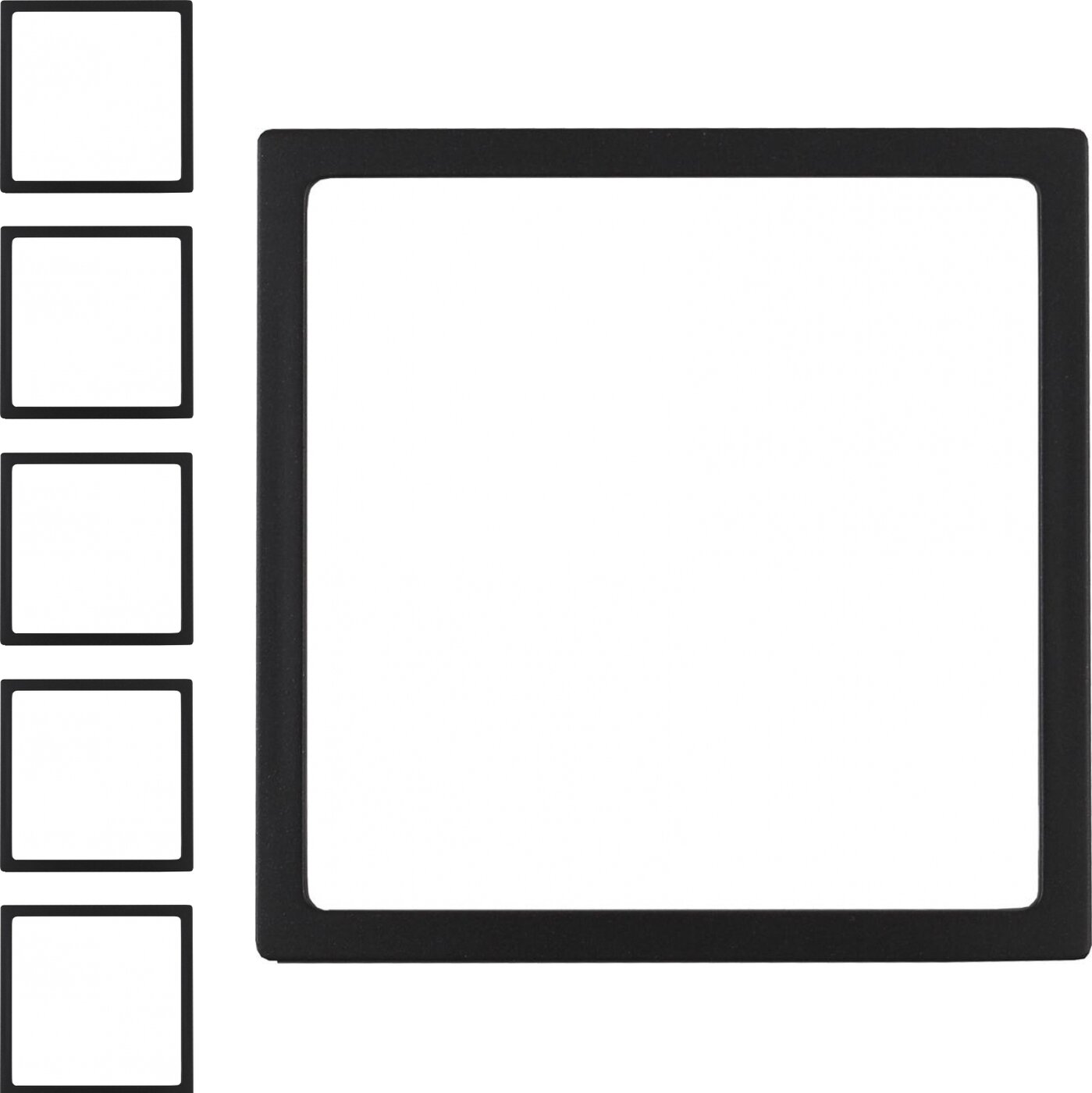 Декоративная вставка ЭРА Elegance антрацит (комплект из 5 шт.)