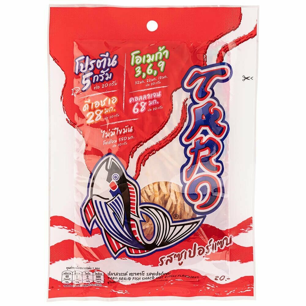 Рыбная закуска тайская средней остроты TARO, 20 гр