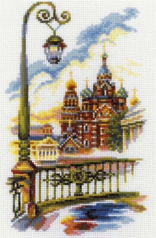 "Храм Спаса на Крови" 14 Aida РТО (Россия) арт. M295