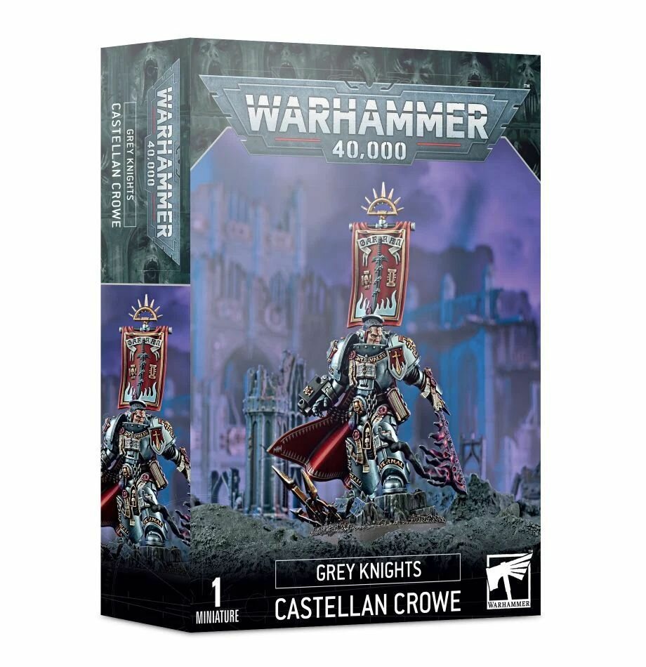 Фигурка для моделирования Warhammer 40000 Grey Knights Castellan Crowe