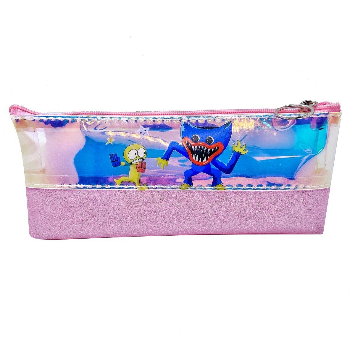 Пенал школьный Хагги Вагги, розовый с блестками / Пенал детский