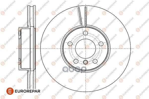 Диск тормозной передн. вент. (без ABS) BMW X6 xDrive 30d 2015- BMW X5 xDrive 30d 2014- BMW X6 xDri EUROREPAR арт. 1642759380