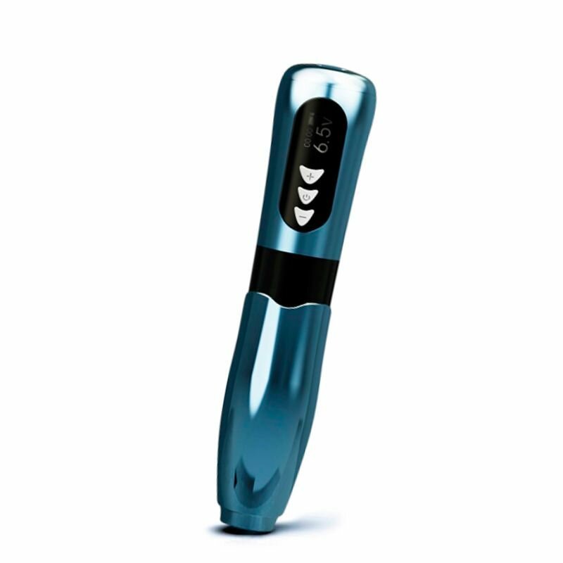 Беспроводная машинка ручка для тату и татуажа Bronc Seraphic Wireless Pen For PMU & Tattoo Blue