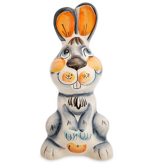 Фигурка Заяц цв. бол. (Гжельский фарфор) ГЛ-850 113-7010997