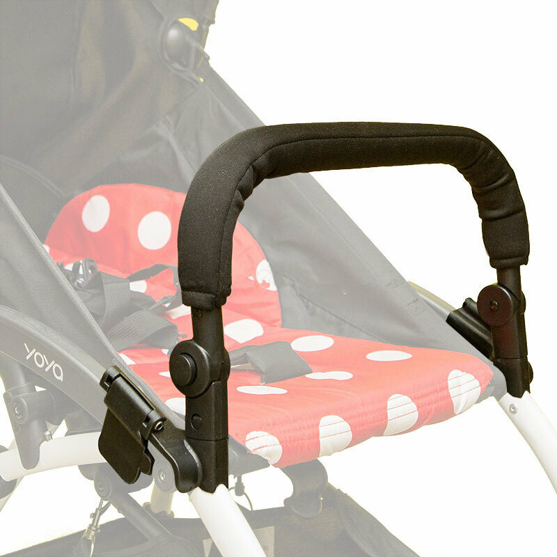 Бампер для коляски с регулировкой и креплениями Yoya 165/175, Babythrone и аналогов