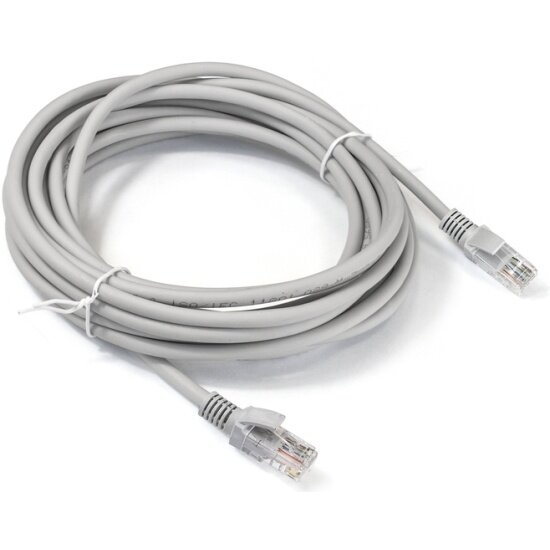 Патч-корд LSZH Exegate UTP-RJ45-RJ45-5e-7M-LSZH-GY, UTP, cat.5e, 7м, серый