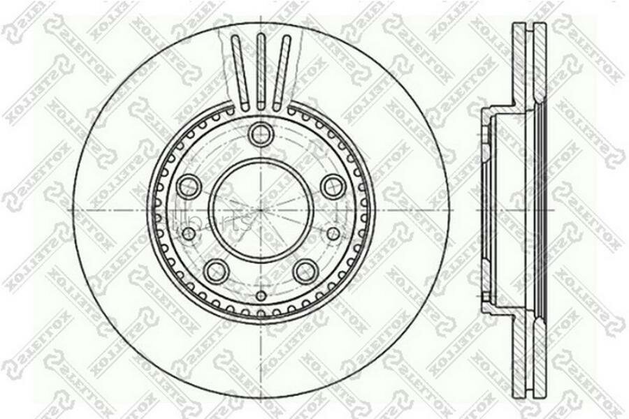 STELLOX 60203245VSX диск тормозной передний!\ Mazda 6 1.8-2.3/2.0Di 02>