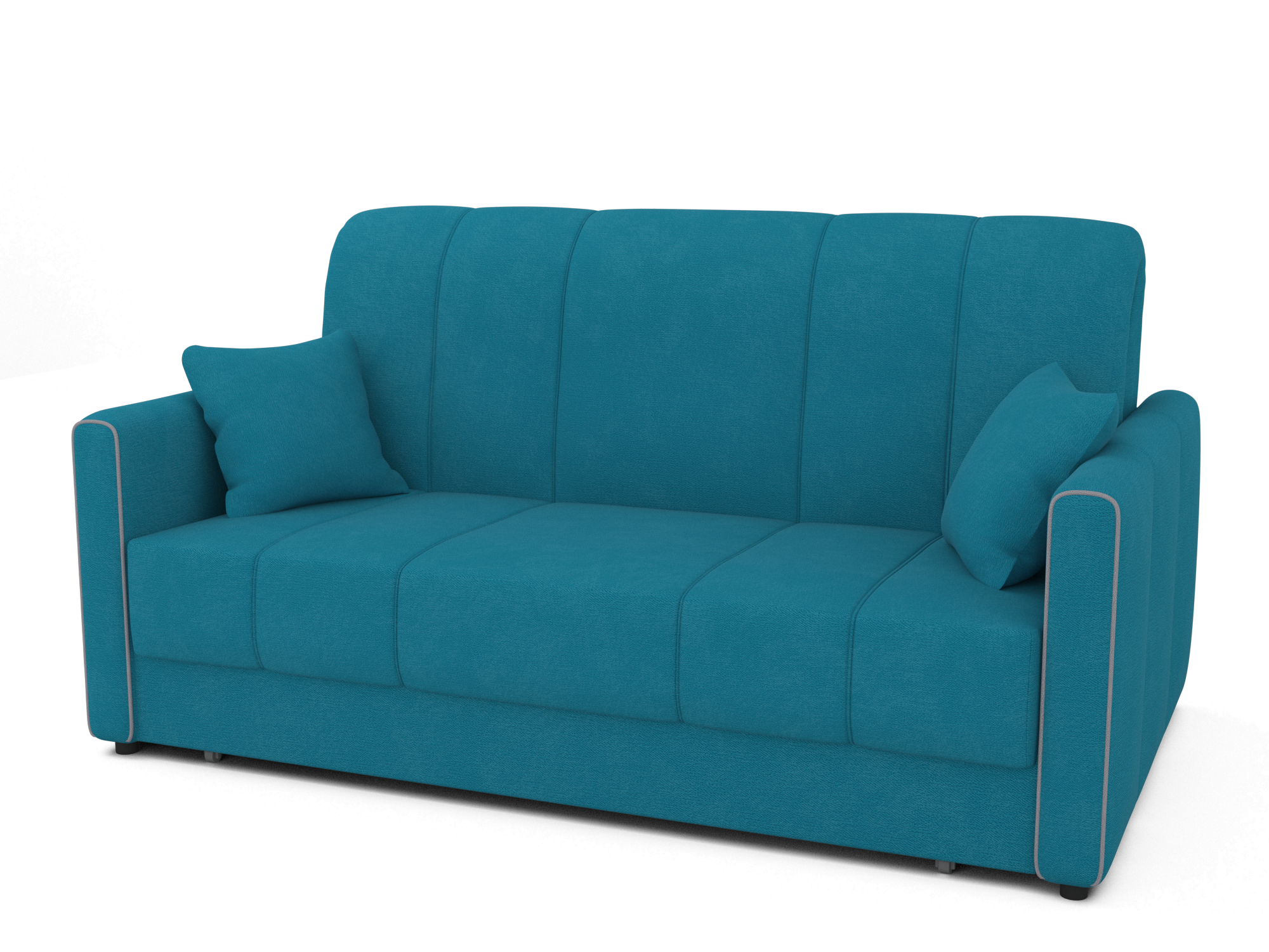 Диван-кровать прямой Доминик Velour Blue