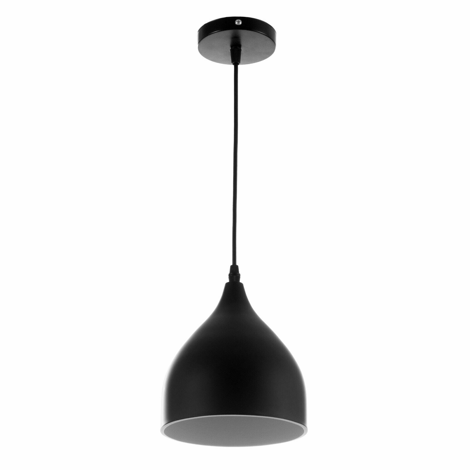 Светильник «Капля» Е27 40 Вт черный 17×17×100 см