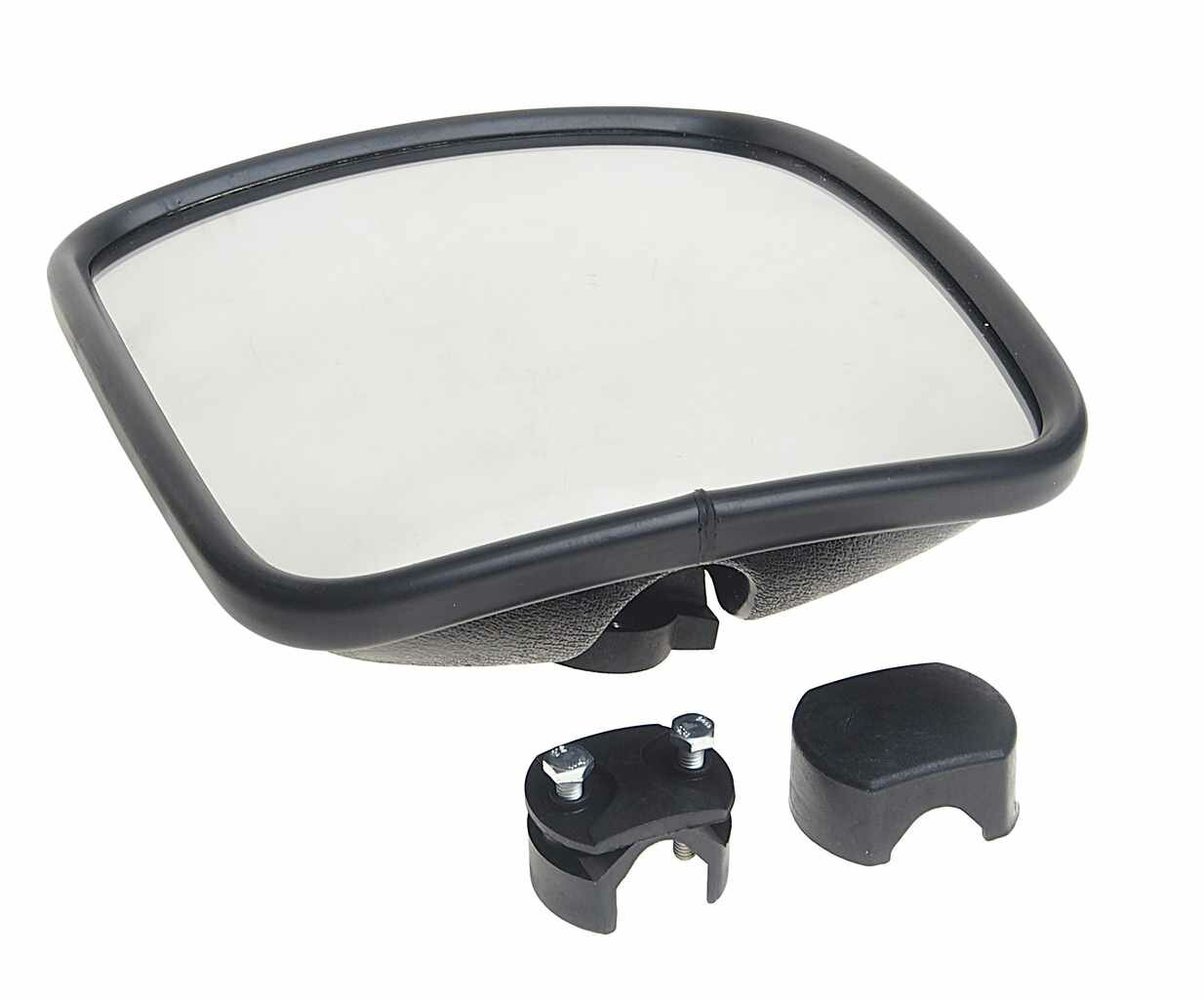 Зеркало боковое КАМАЗ, МАЗ широкоугольное сферическое без обогрева(дополнит.)24V маз-бело, сакд.458201.030-01, БелОГ ОО