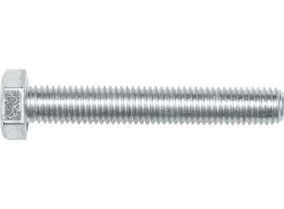 Болт М5х25 мм шестигр, цинк, кл. пр. 5.8, DIN 933 250 шт в карт. уп. STARFIX SMC1-12478-250