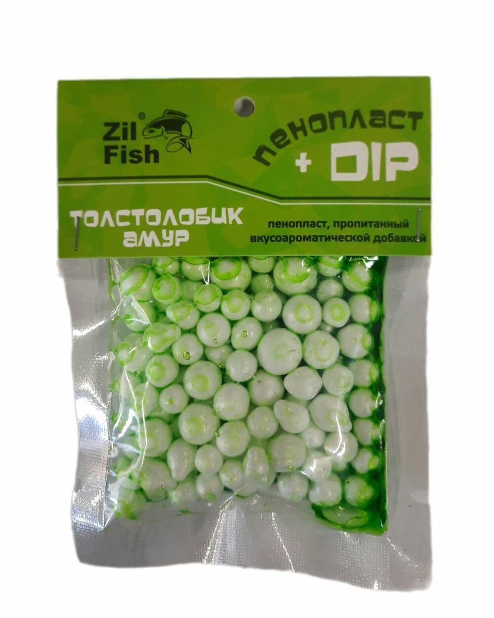 Мягкая приманка для рыбалки "Толстолобик/Амур" - пенопластовые шарики 3-10мм