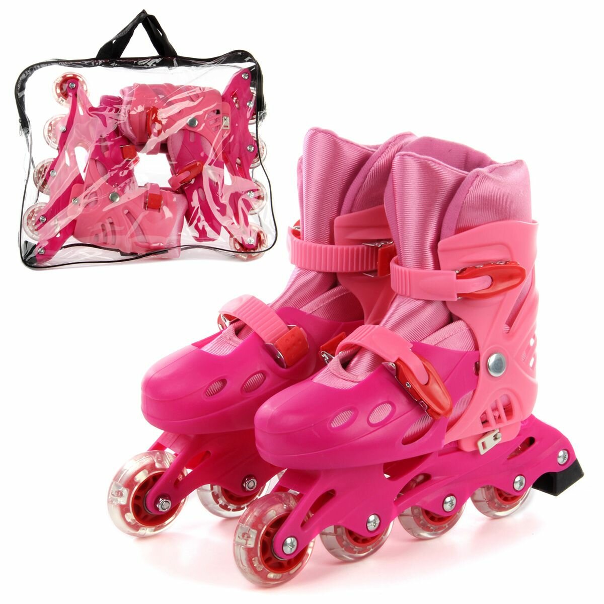 Роликовые коньки Veld Co, передние колеса подсвечиваются, раздвижные