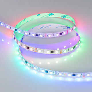 039174 Лента DMX-B60-10mm 12V RGB-PX3 (14 W/m, IP20, 5060, 5m) (Arlight, -)