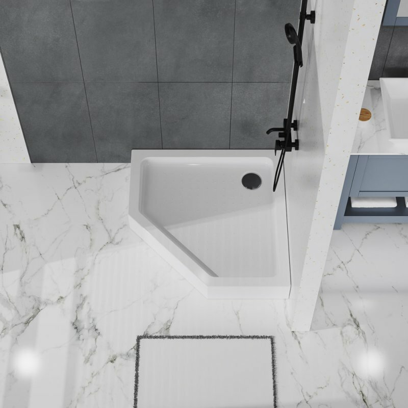 Душевой поддон BelBagno TRAY-BB-P-90-15-W 90х90 белый