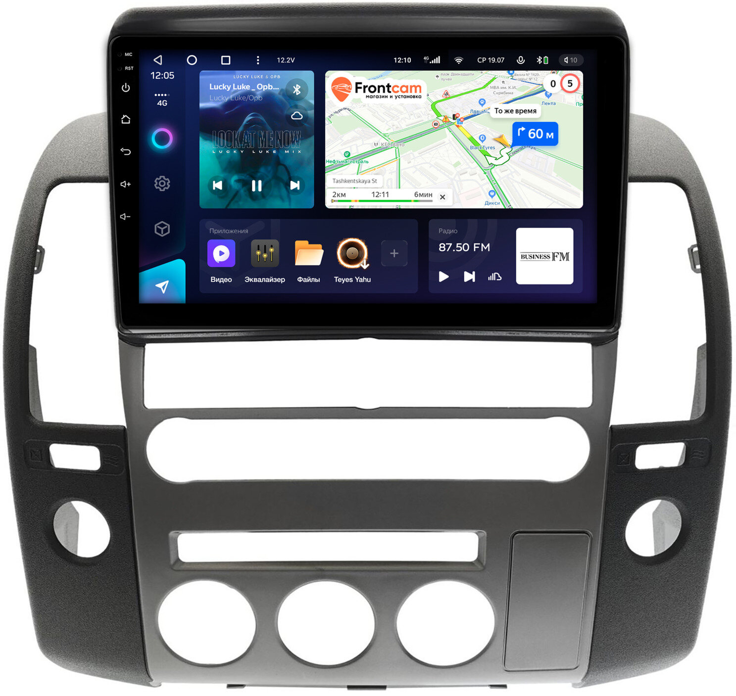 Штатная магнитола Teyes CC3L 4/64 9" RM-9-1424 Nissan Navara 3 (D40), Pathfinder 3 (R51) 2004-2014 (авто с навигацией) Android 10 (4G-SIM, DSP, IPS)