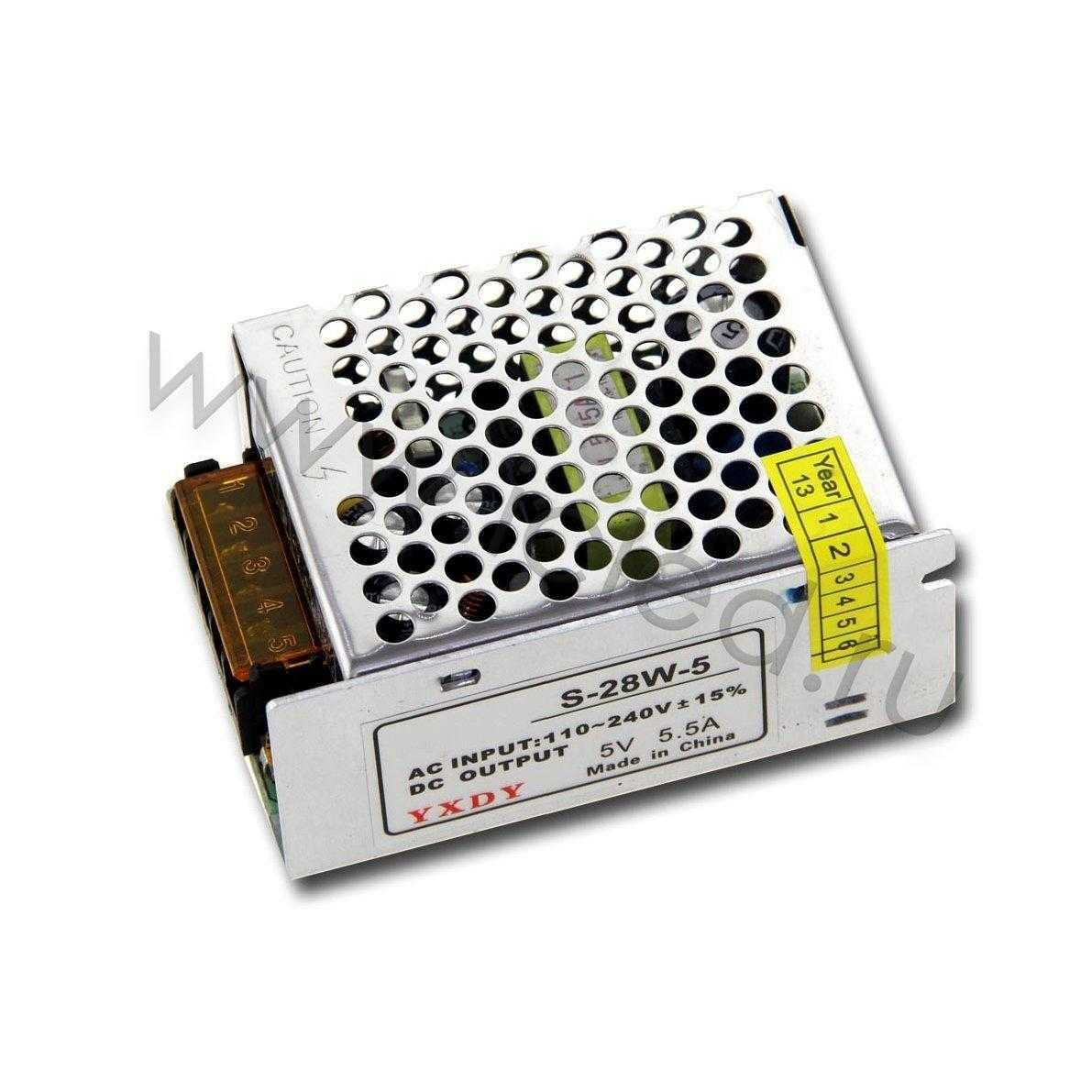 Блок питания 5V 28W 5,5A