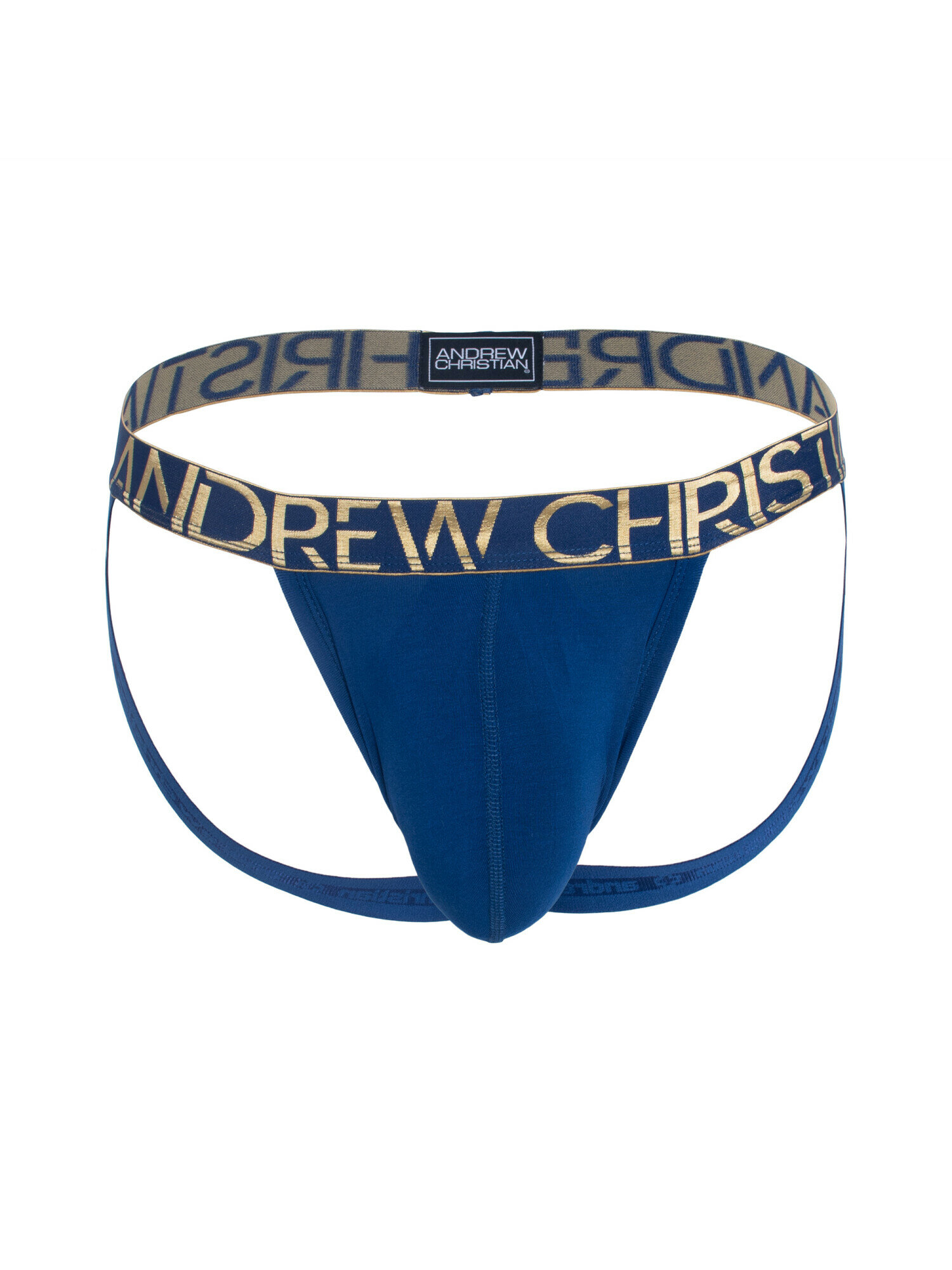 Трусы-джоки "Happy Modal Jock - Navy" / Andrew Christian / Синий / Размер L