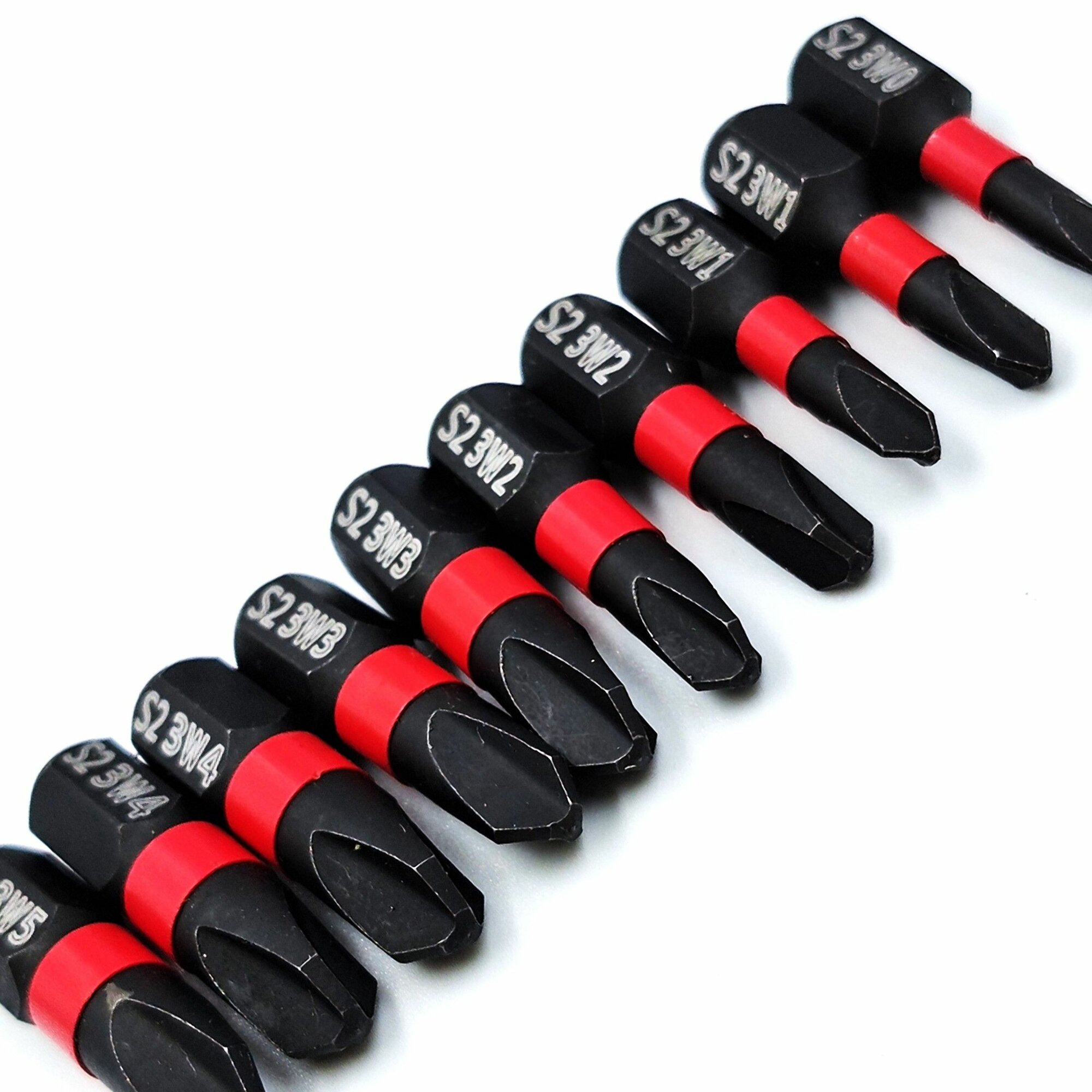 Набор бит торсионных магнитных TRI-WING 25 мм, 10 штук, MKSS