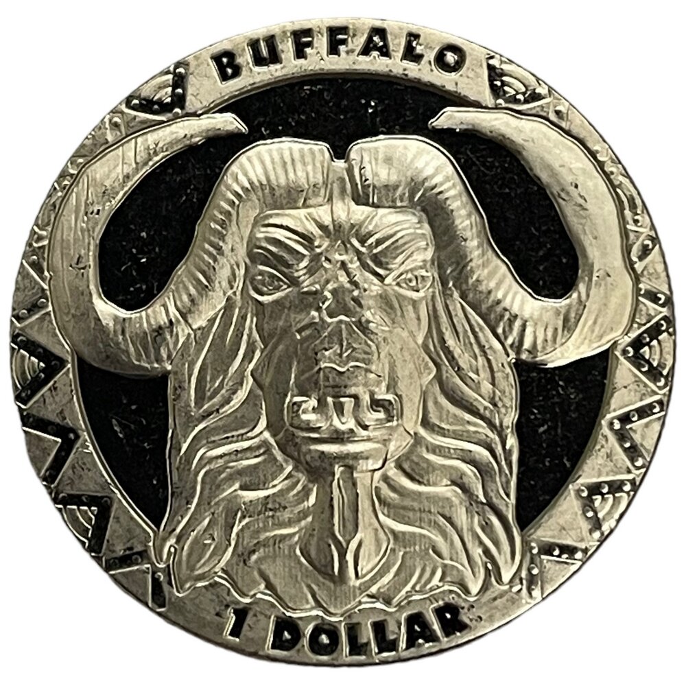 Сьерра-Леоне 1 доллар 2019 г. (Большая пятёрка - Буйвол)