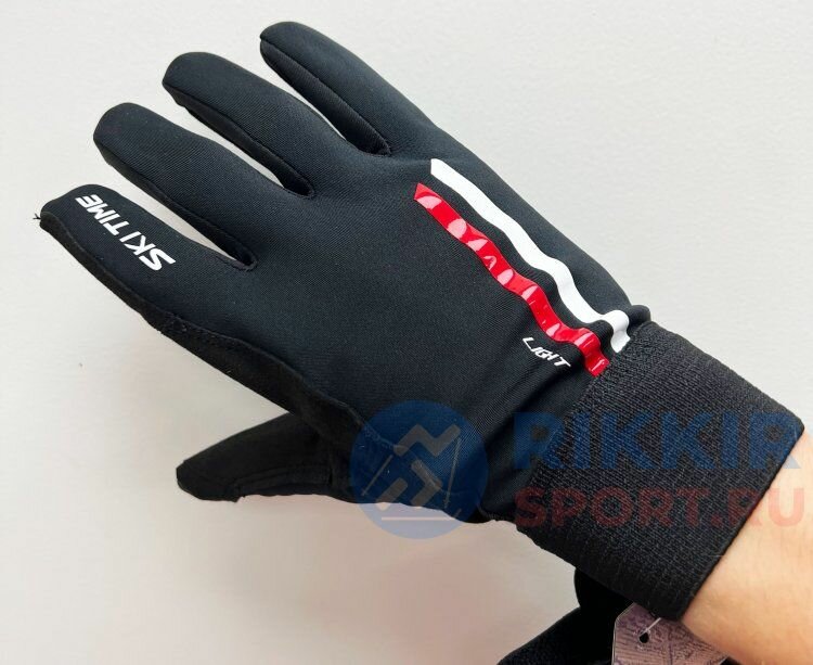 Перчатки SKI TIME Slim Light L23081 черный, L