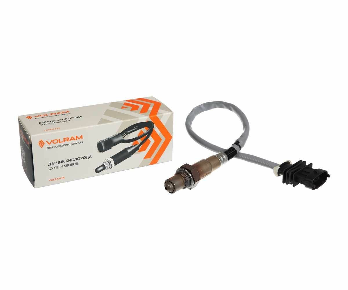 Датчик кислорода VOLRAM VR19171, для ГАЗ, УАЗ, CHEVROLET, OPEL, ЗАЗ, черный