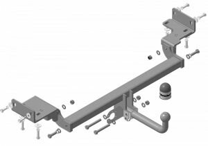 Фаркоп Motodor KIA Sportage (2016-2018) (оцинкованный шар)(паспорт и сертификат в комплекте)(без электрики) 91004-A