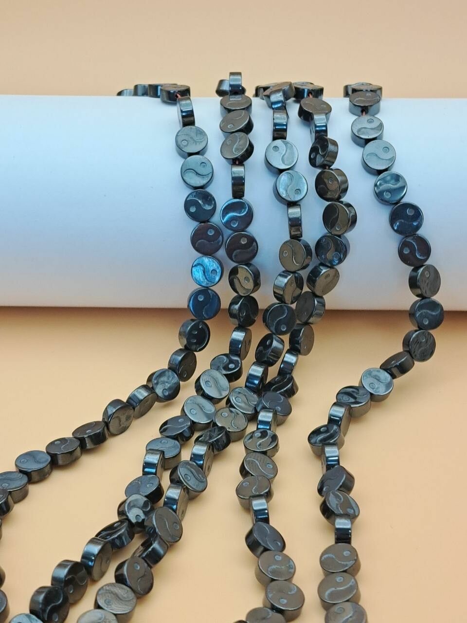 Бусины гематит, натуральный камень, для рукоделия, для творчества, для браслетов, для украшений
