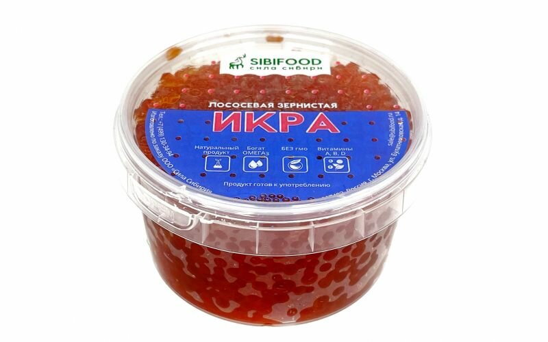 Икра горбуши 250 гр в ШТ пластик банка (путина 2024)