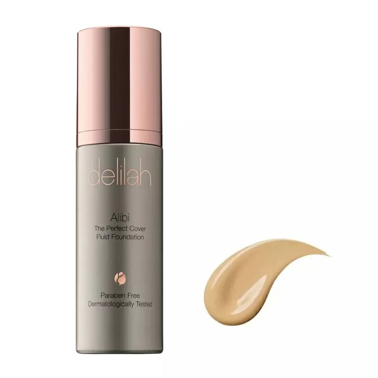 DELILAH Alibi The Perfect Cover Fluid Foundation Dune Тональный флюид для лица Alibi The Perfect Cover Fluid Foundation Dune 30 мл