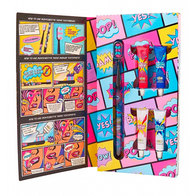 MONTCAROTTE TEENS DENTAL TUTOR KIT Black 7+ Набор Германия 1 шт