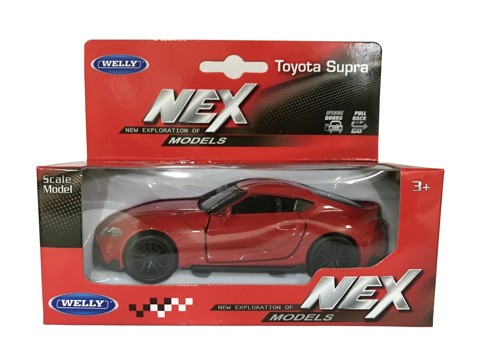 Модель машины 1:34-39 TOYOTA SUPRA красный
