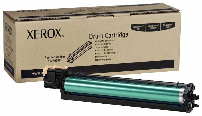 Блок фотобарабана Xerox, 113R00671 оригинальный, 20 000 стр, черный
