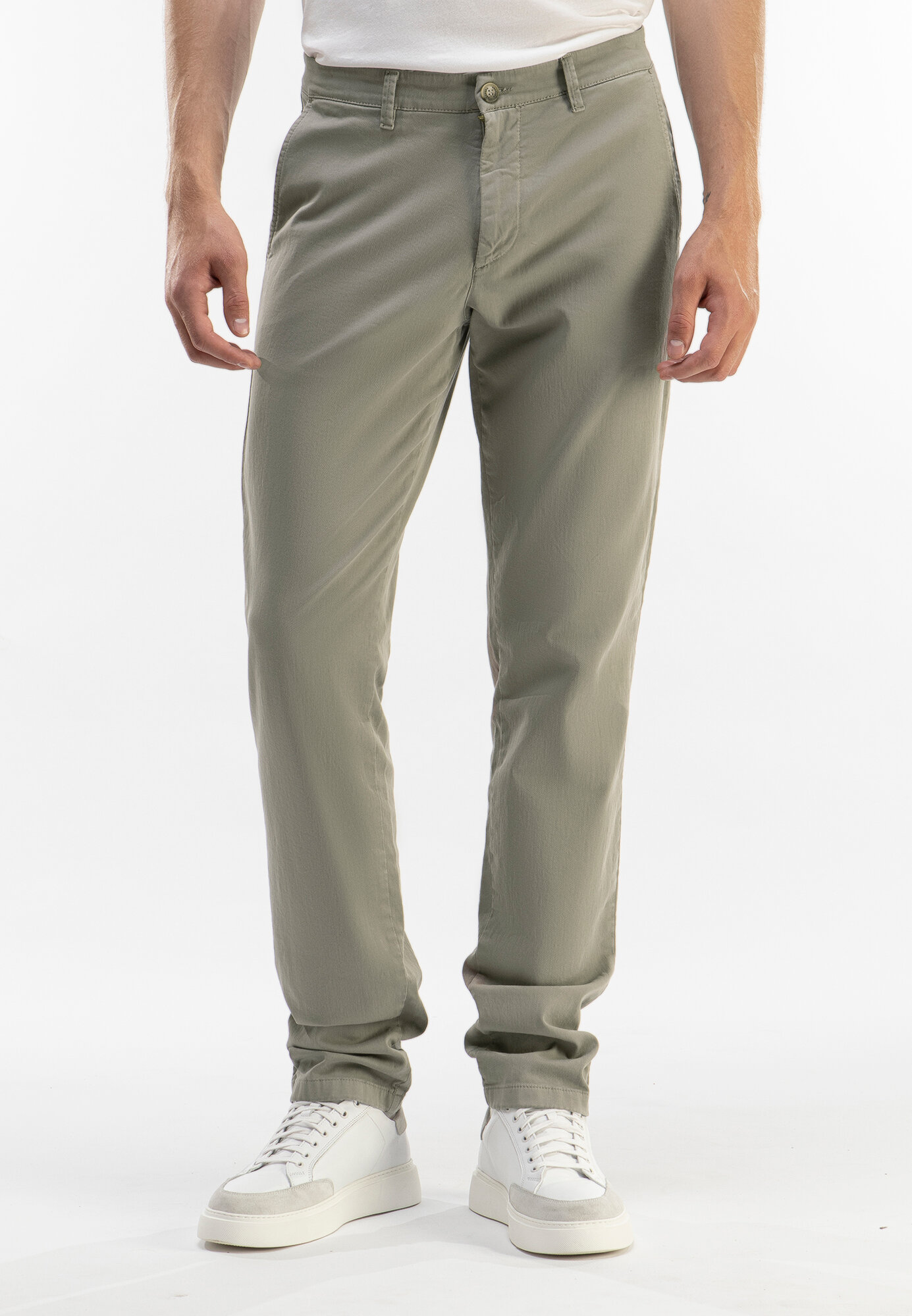 Брюки чинос Chino Trousers Mod. 624 In Light Stretch Gabardine