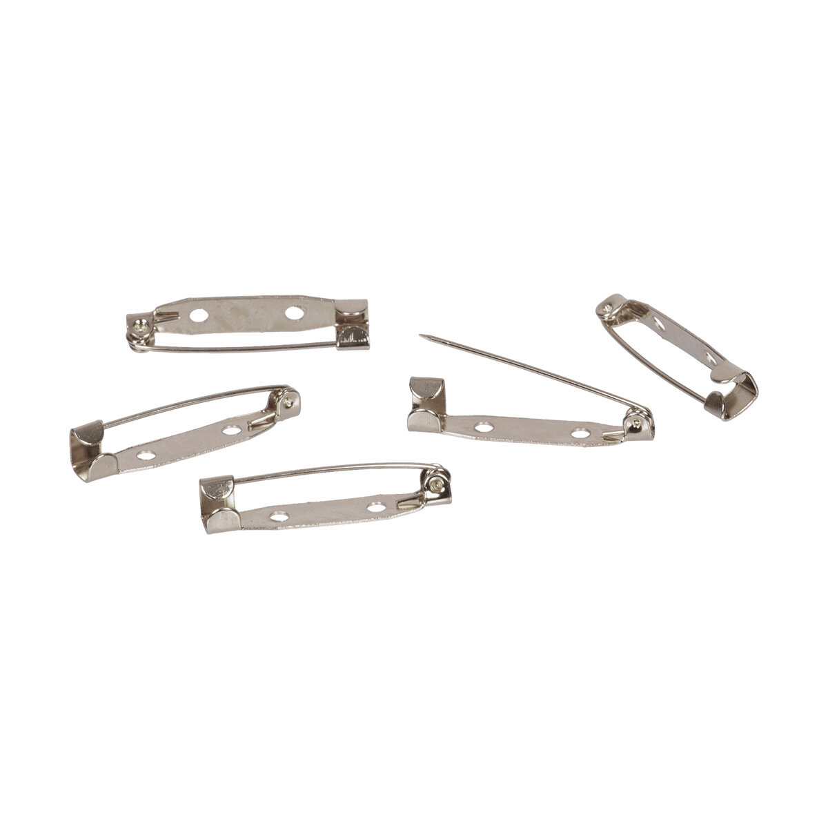 Заготовки для броши 5 штук 3 см "Zlatka" DC-311/5, №02 под никель