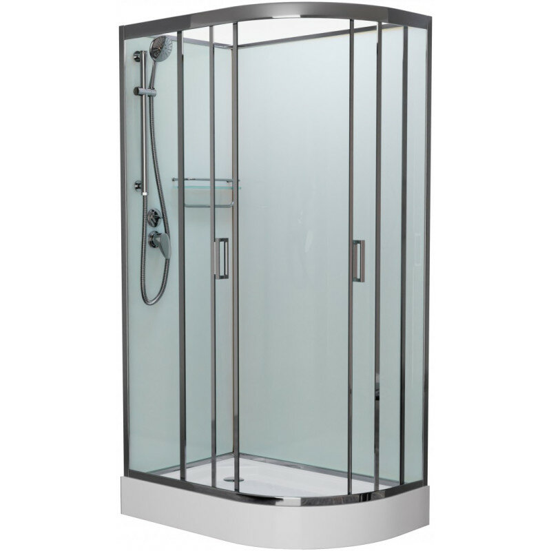 Душевая кабина 120x80x215 см Frank F412L М Brilliant 20091 текстурное стекло